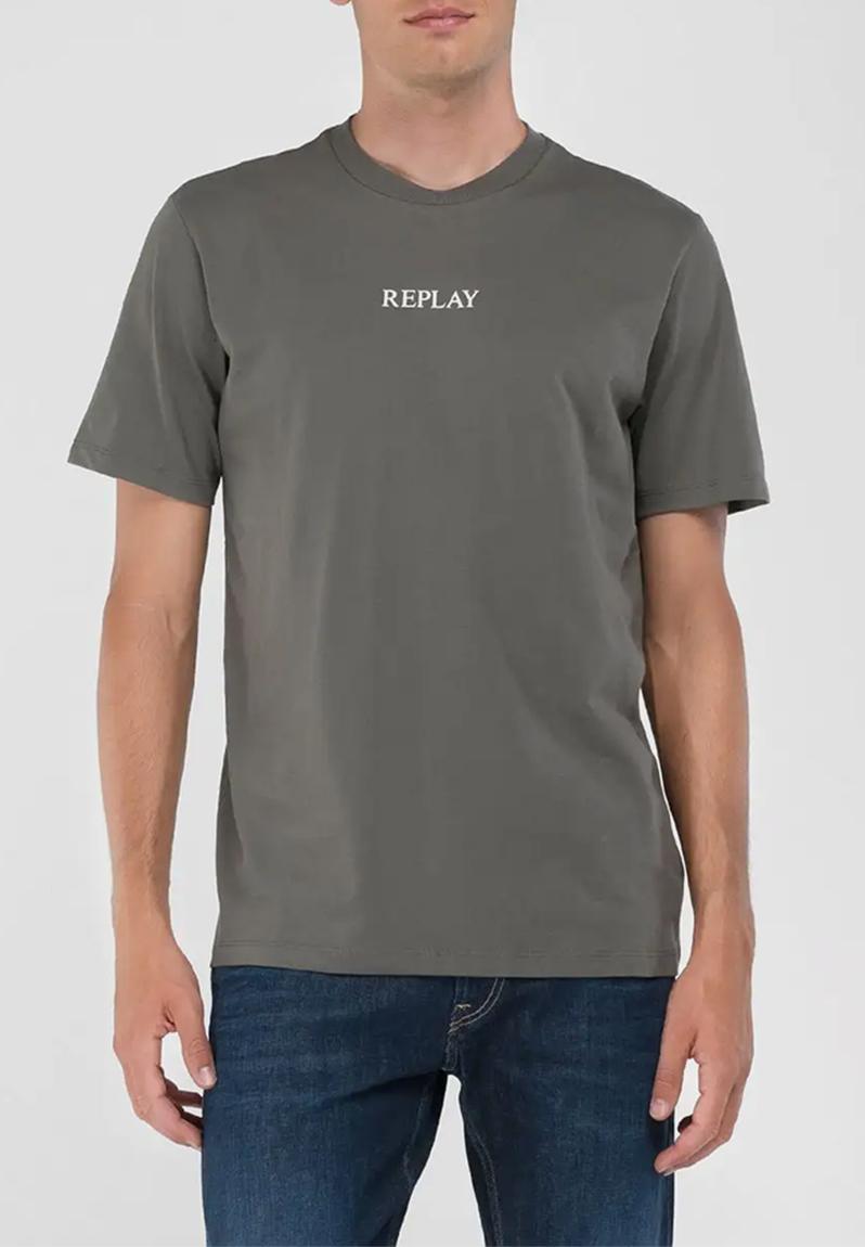 Centre chest logo T-shirt - iron grey