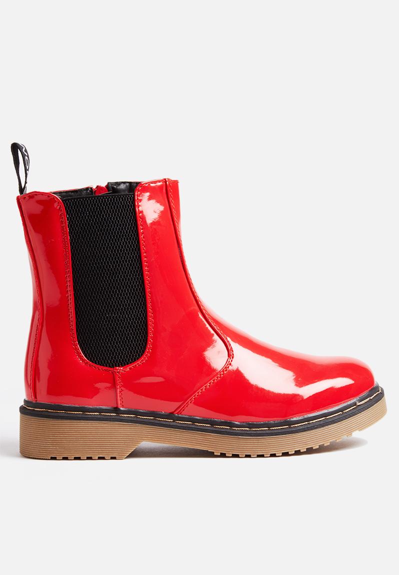 Chelsea boot - red