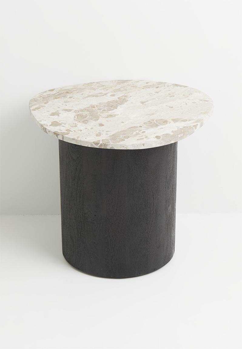 Tendu marble side table-natural