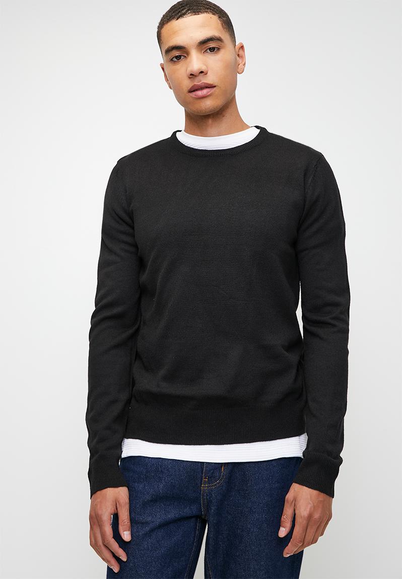 Knitwear -Jet Black Brave Soul Knitwear | Superbalist.com