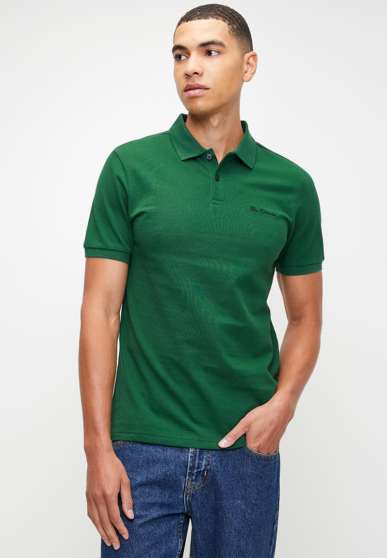 Ben Polo S/S - Forest Green