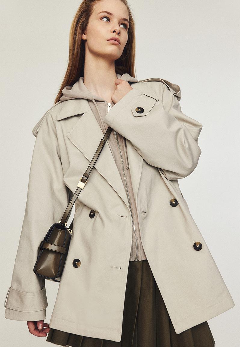 Short trench coat - light greige - 1210804008 H&M Coats | Superbalist.com