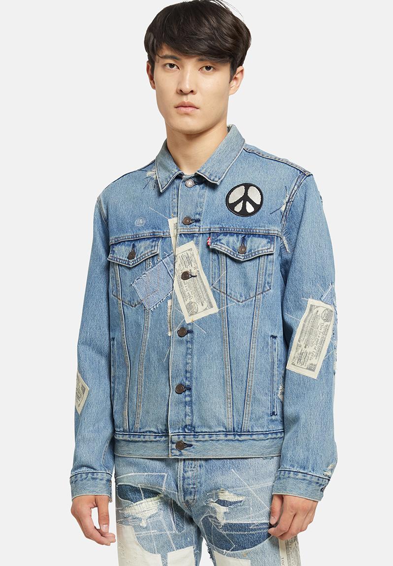 The trucker jacket lots of pockets dx - blue