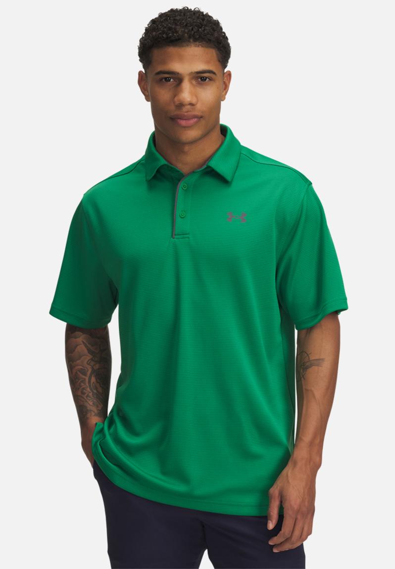 Tech Polo - Team Kelly Green / / Pitch Gray Under Armour T-Shirts ...