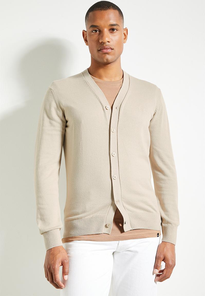 Cardigan - Sustained Grey Ben Sherman Knitwear | Superbalist.com