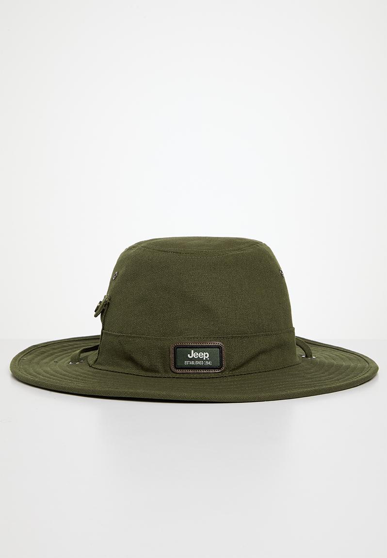 Wrangler Sun Hat - Olive-Jeep