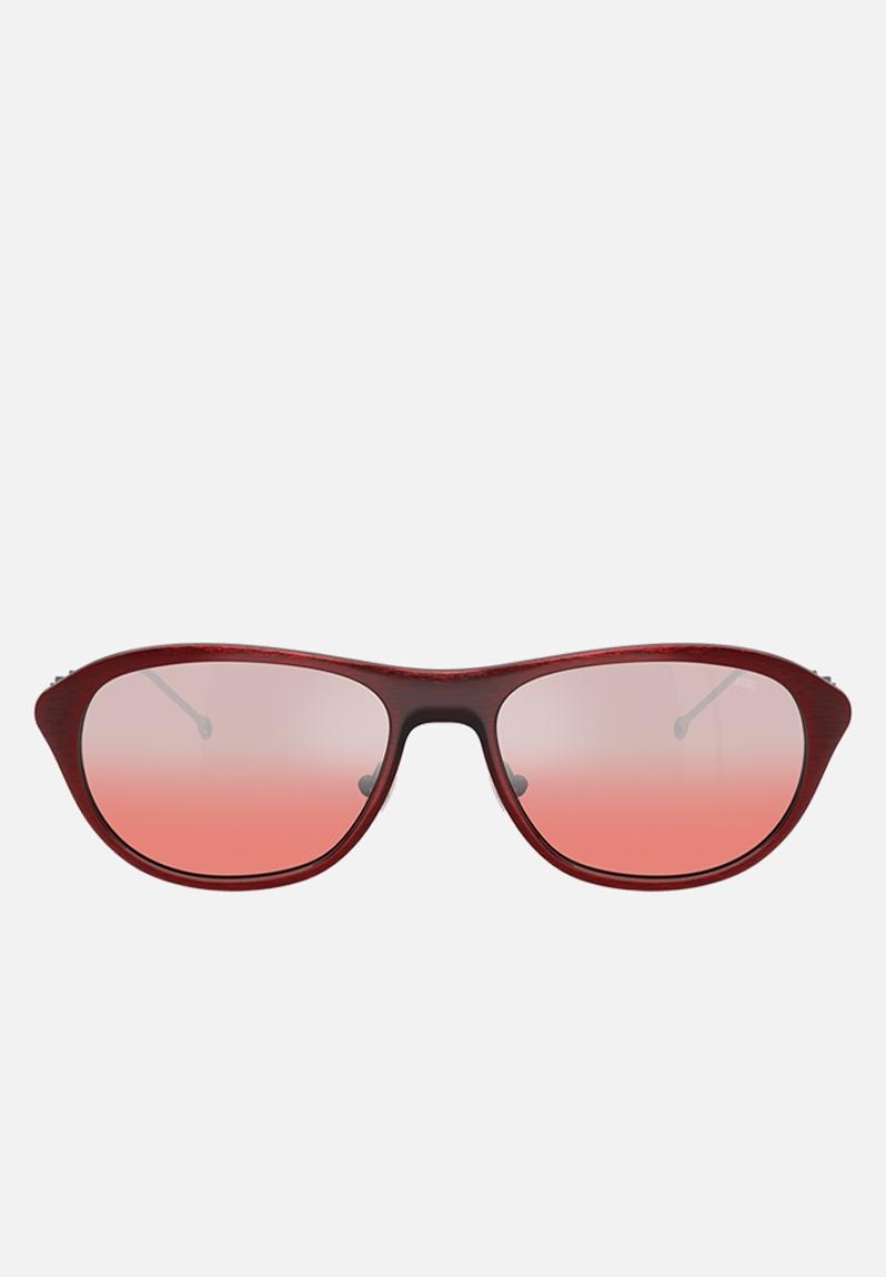 DSL - Shiny Brushed Burgundy Red-Red Diesel Eyewear | Superbalist.com