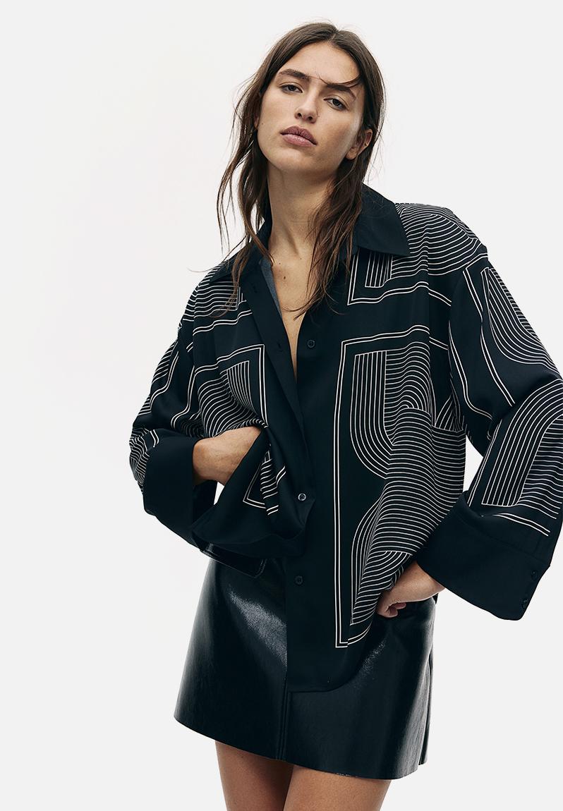 Patterned shirt - black/patterned - 1265030001