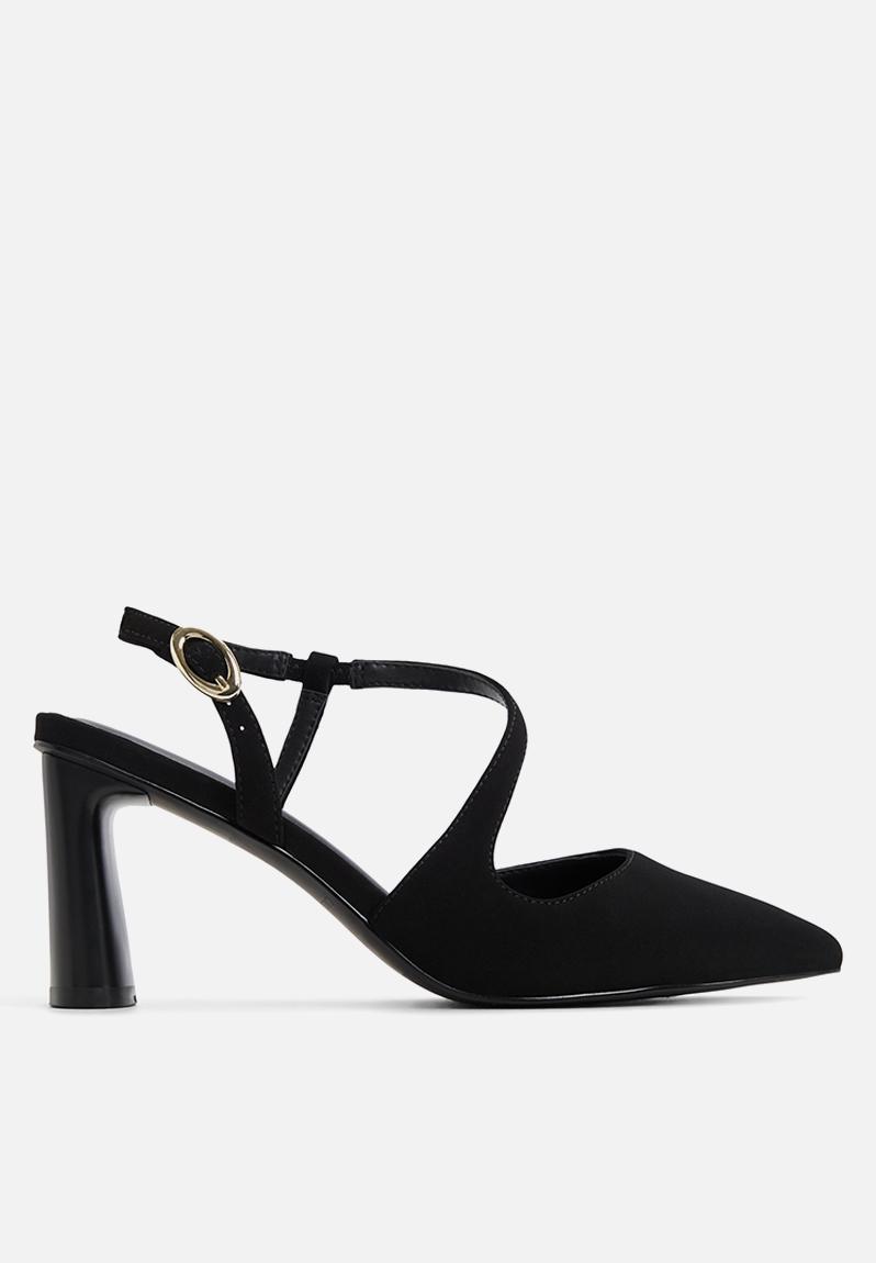 Novaah closed toe slingback - black