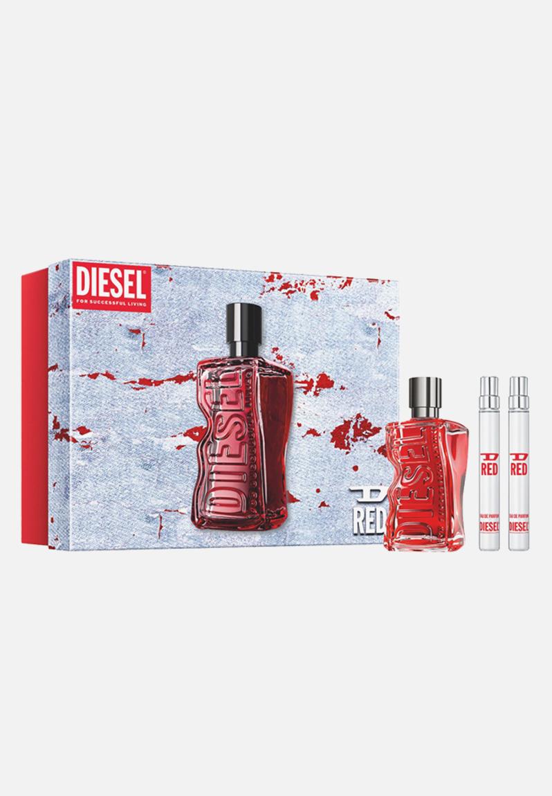 Diesel D Red Edp Gift Set - 100ml