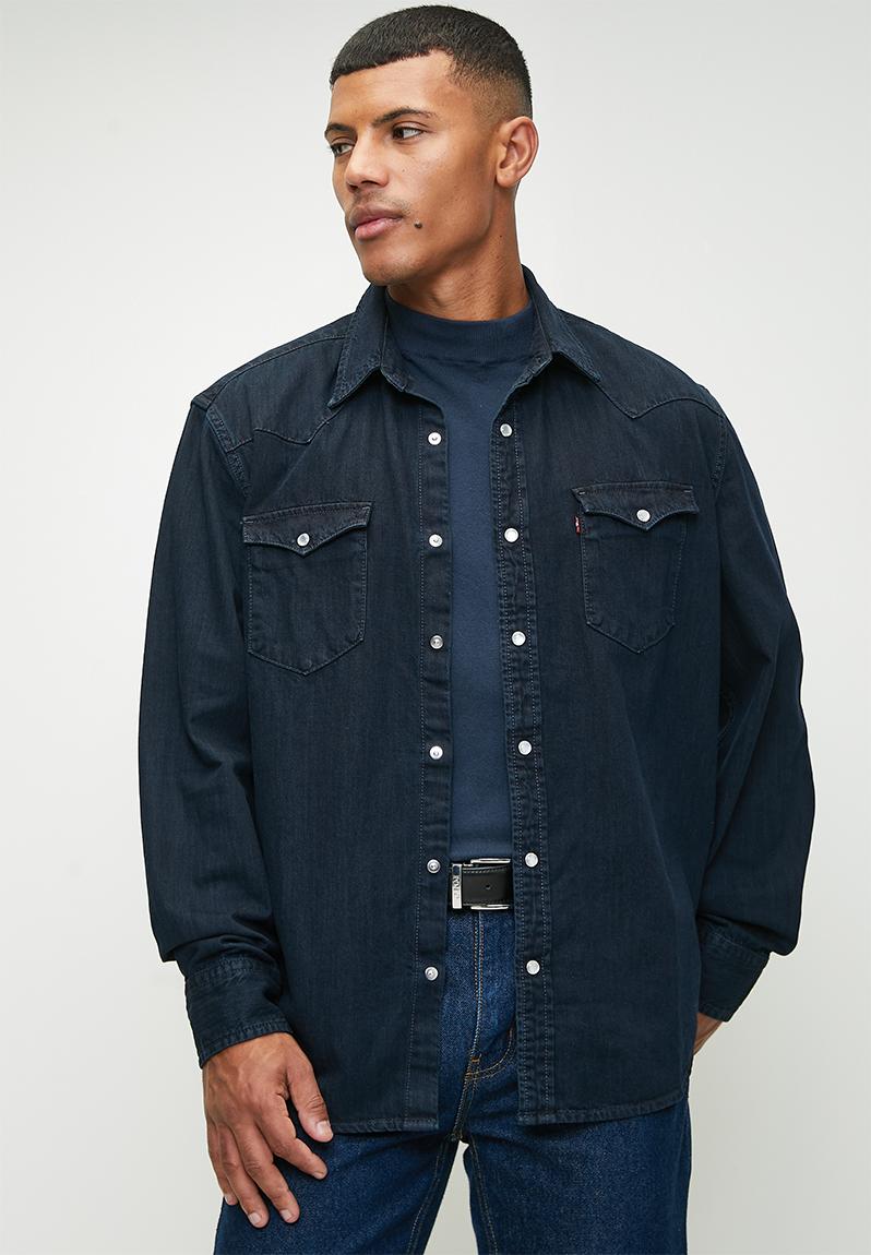 Classic western standard - webster blue blk overdye