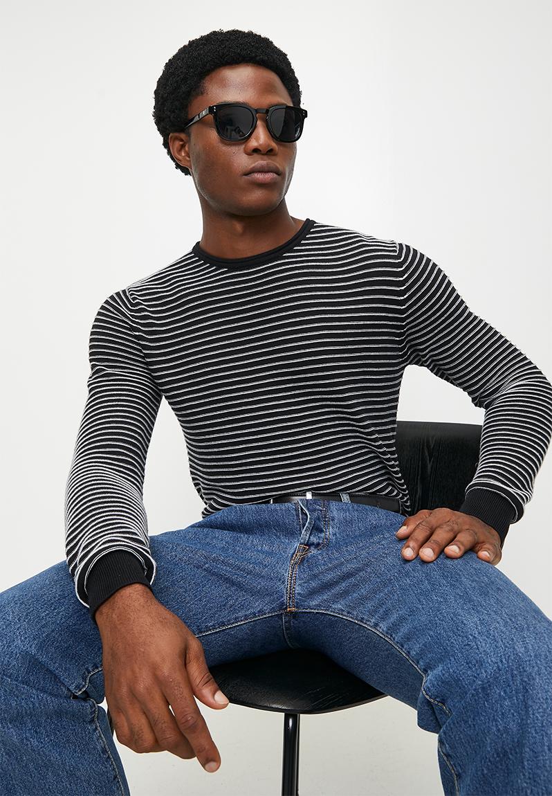 Knitwear - Jet Black & White