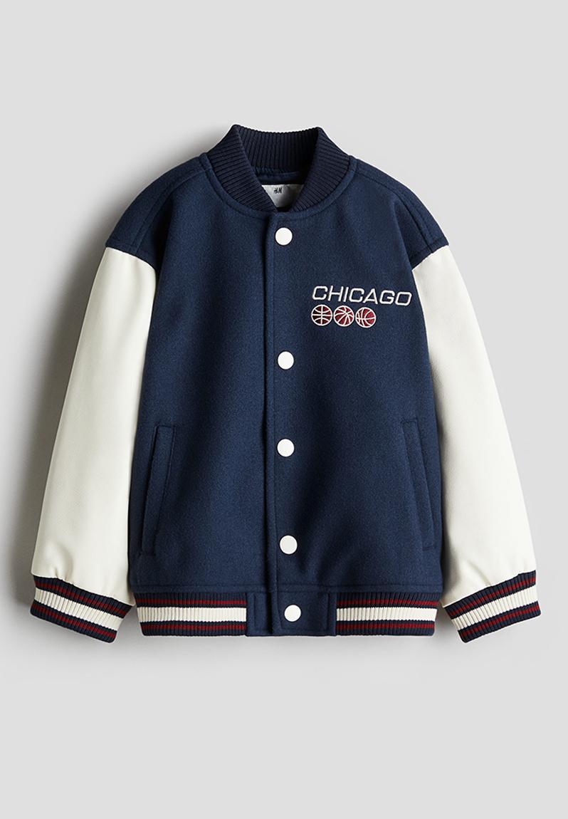 Padded baseball jacket - navy blue/chicago - 1232349007