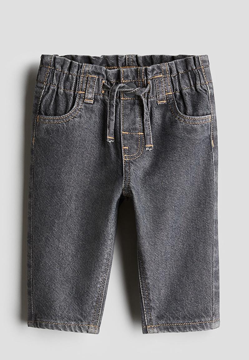 Paper bag jeans - denim grey - 1262451001