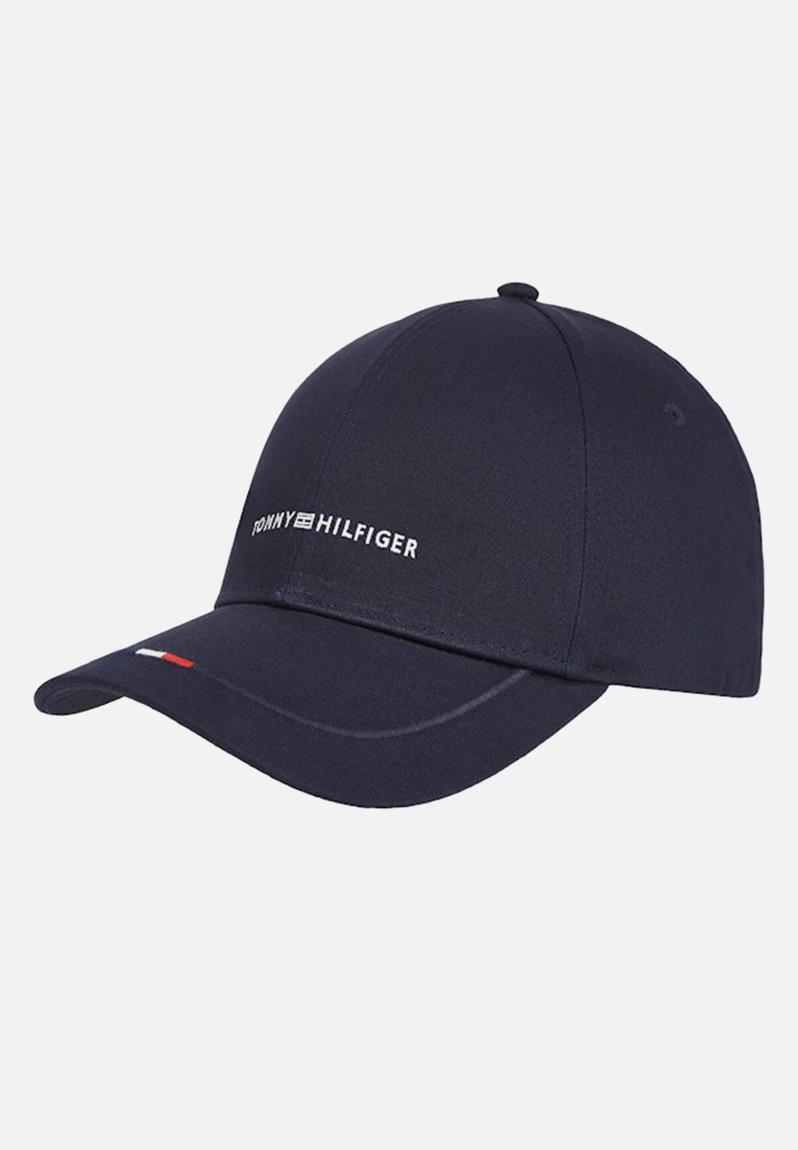 TH Foundation 6 Panel Cap - Space Blue Tommy Hilfiger Headwear ...