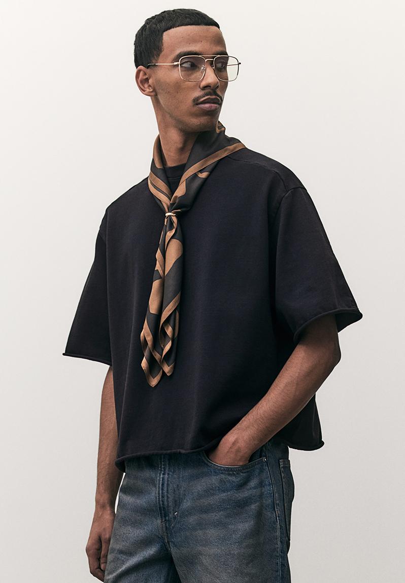 Oversized fit t-shirt - black - 1272340002 H&M T-Shirts & Vests ...
