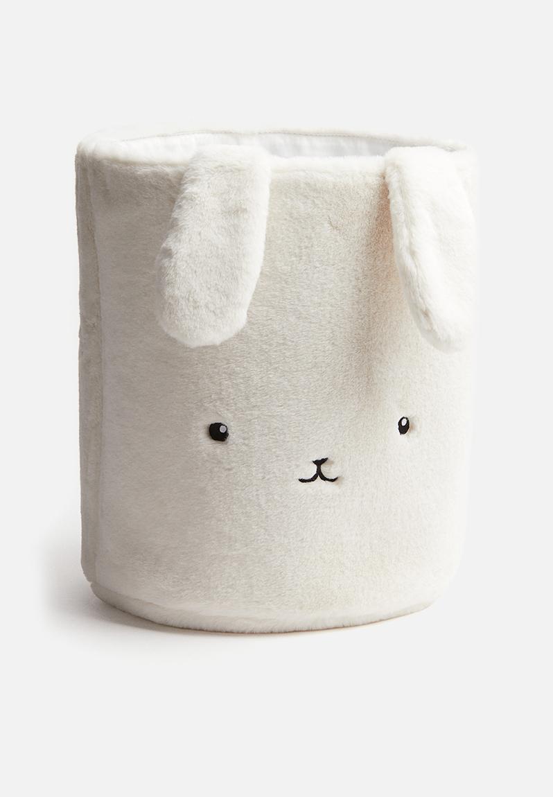 Fluffy storage basket - white/bunny - 1252993001