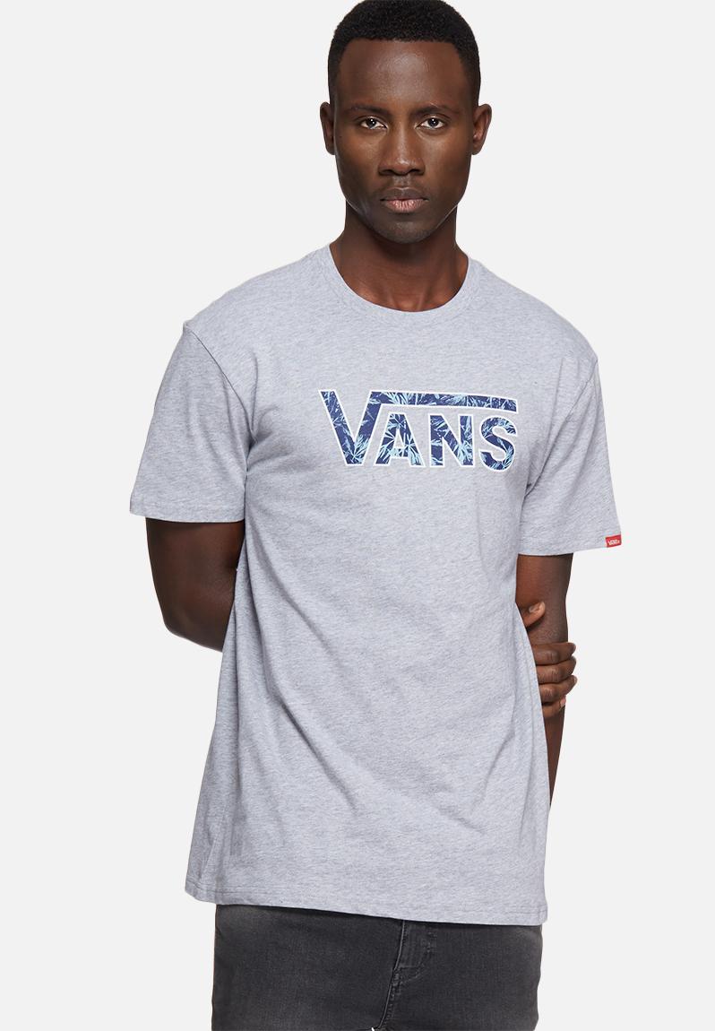 Vans classic logo tee - athletic heather Vans T-Shirts & Vests ...