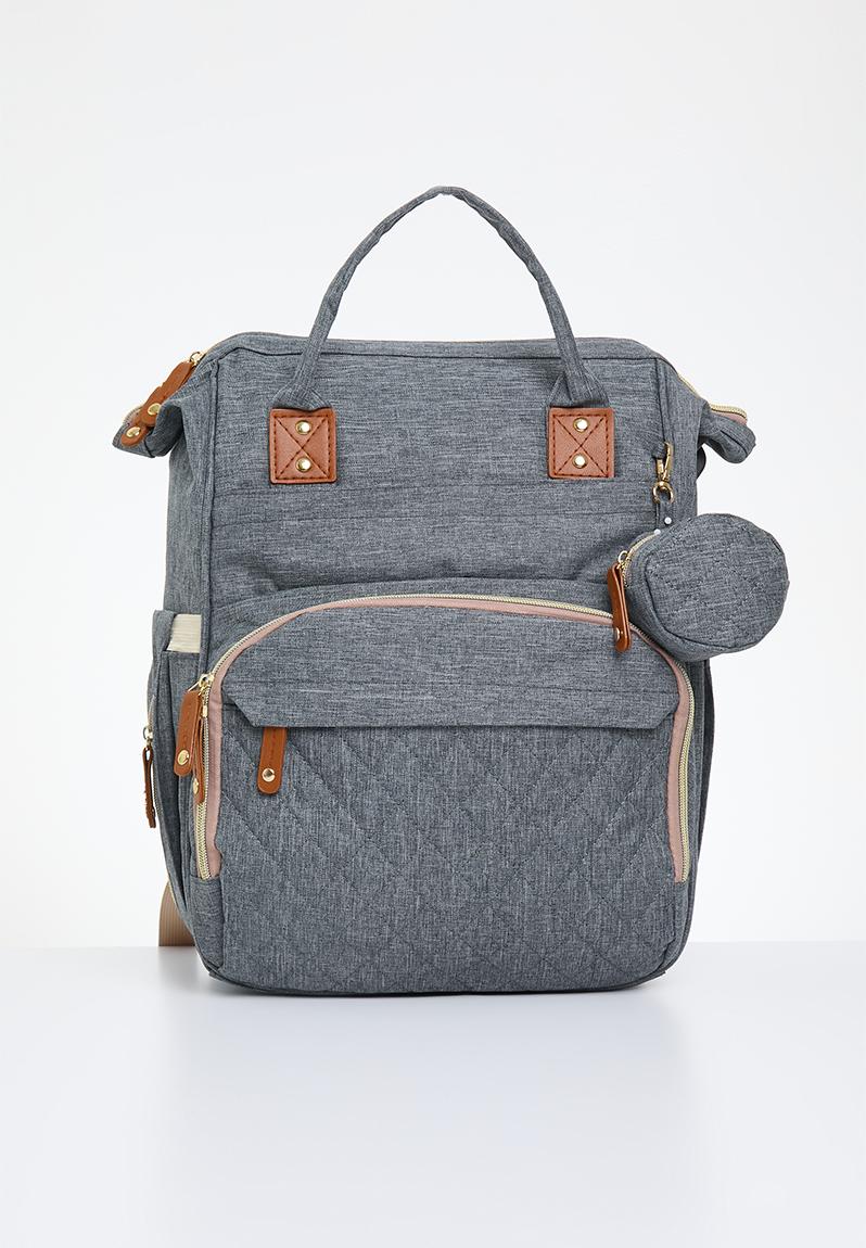 Nappy back pack-grey5