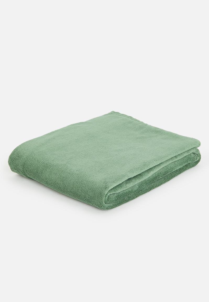 Fleece Throw - Sage