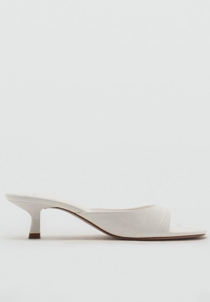 Lidia heel - white