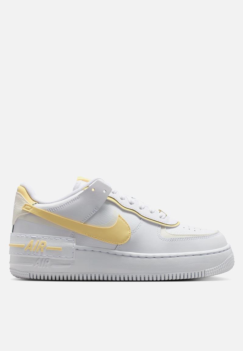 Nike Air Force 1 Shadow - WHITE/SOFT YELLOW-SAIL