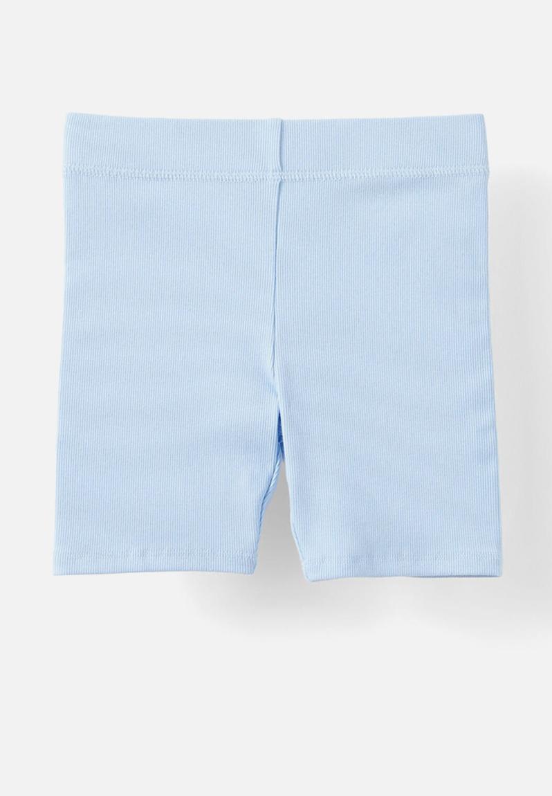 Hailey bike short - dawn blue rib
