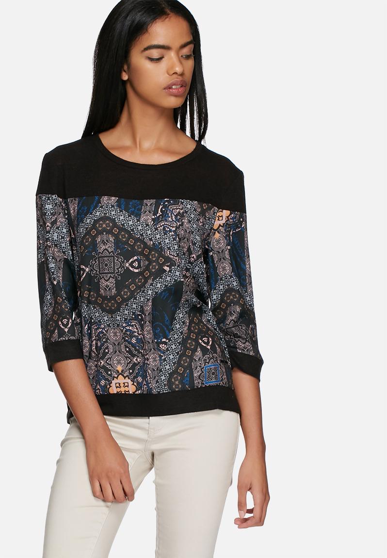 Identity top - black