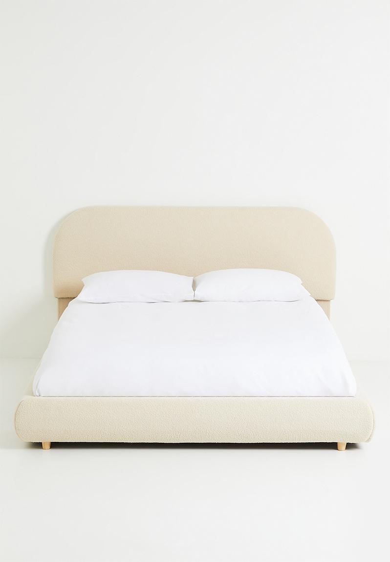 Edith Upholstered Bed - Natural