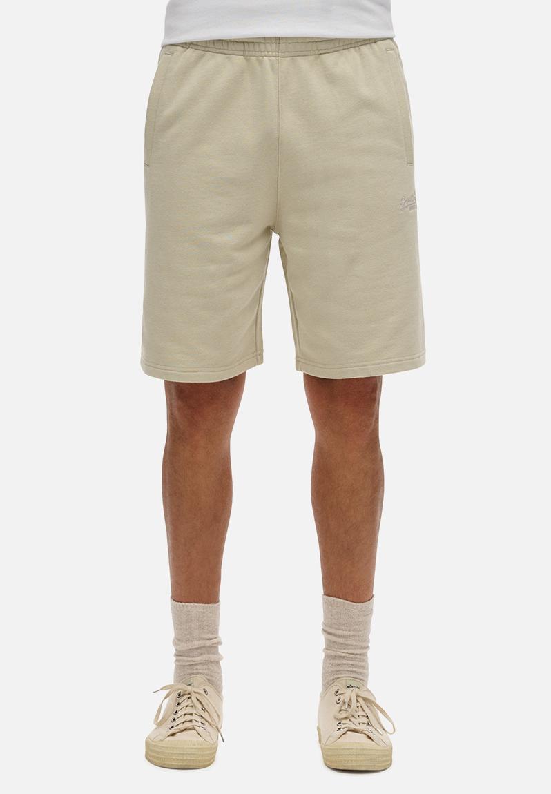Essential Logo Jersey Short Ub - Light Stone Beige