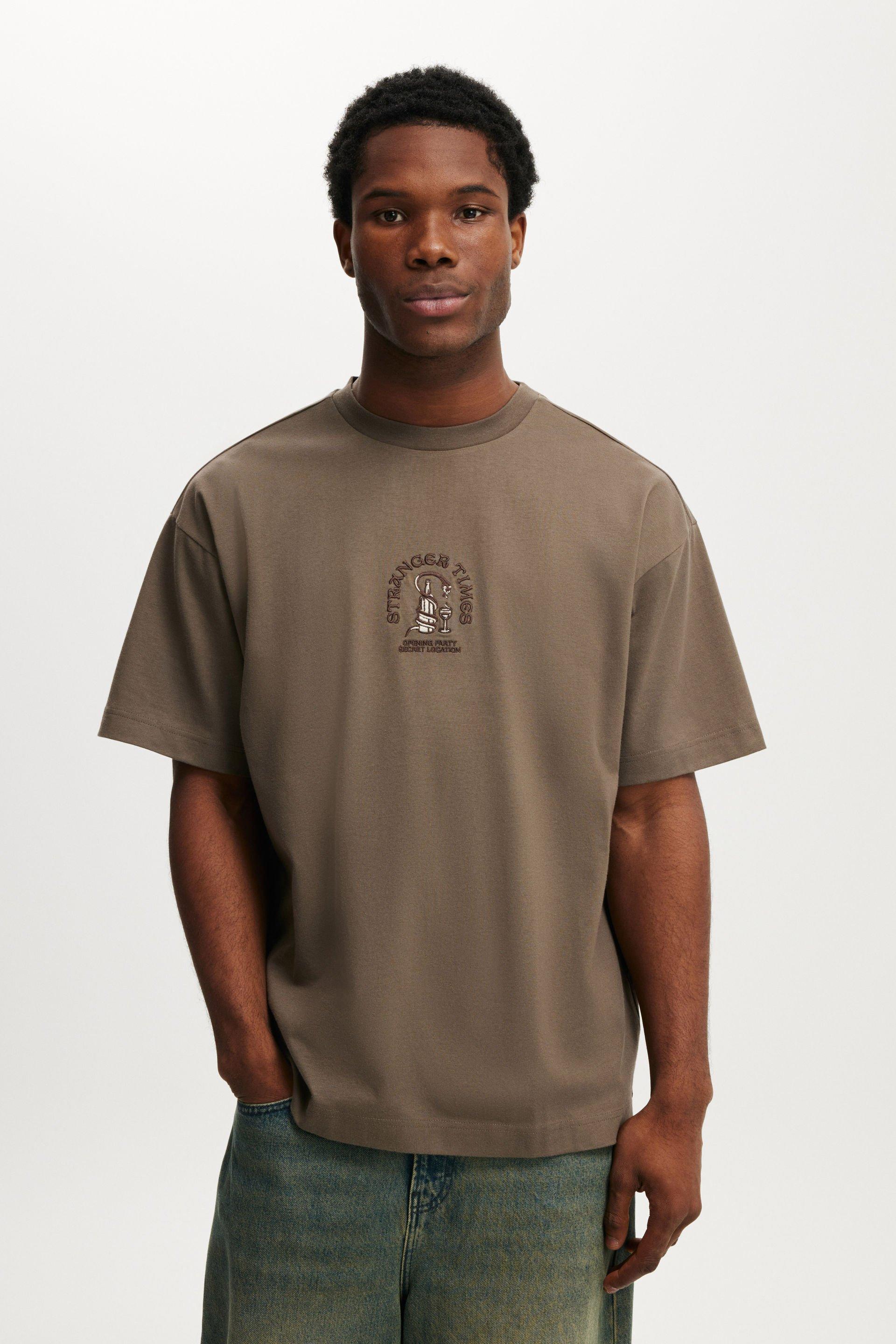 Box Fit Graphic T-Shirt - Cedar Brown/Opening Party Cotton On T-Shirts ...