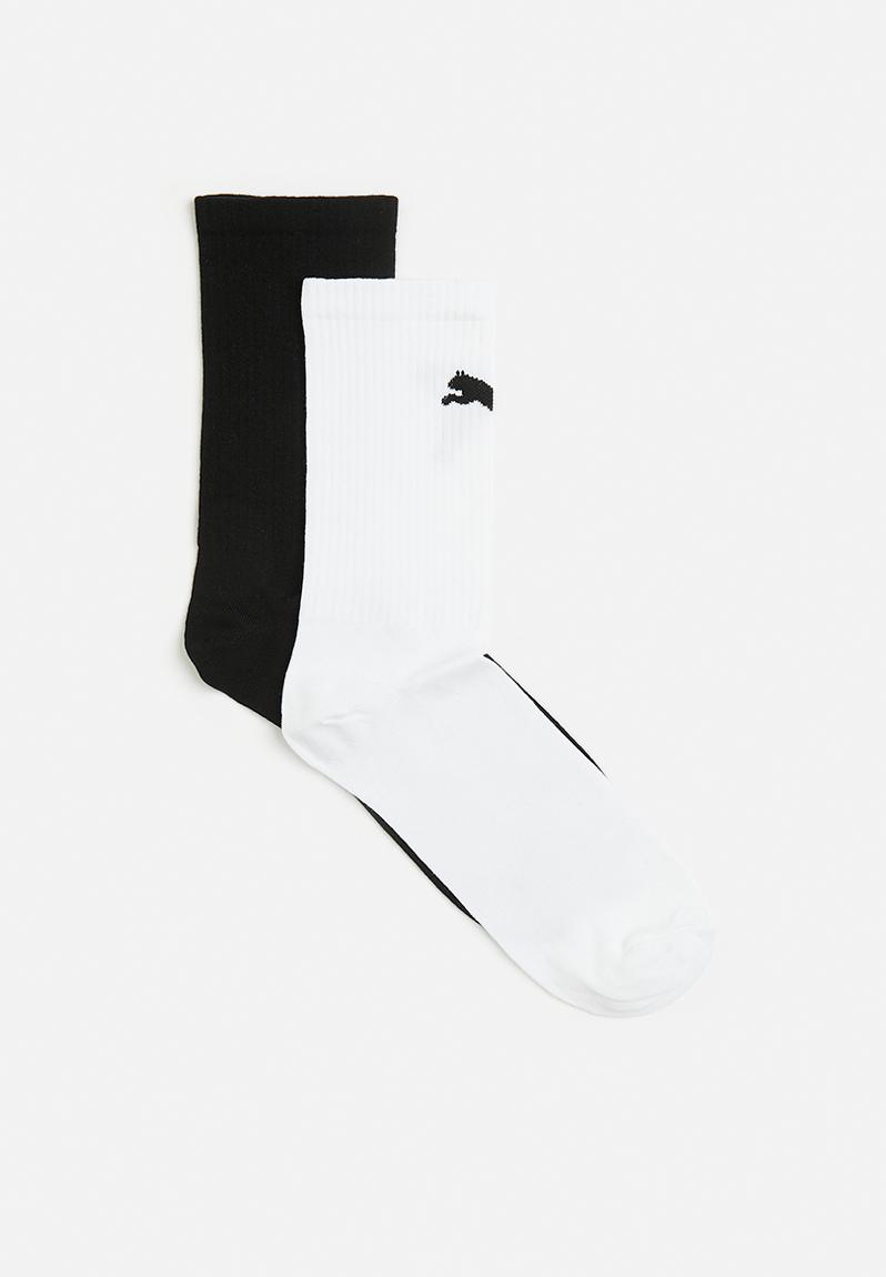 Puma Mid Calf crew sock 2pk PUMA White-P