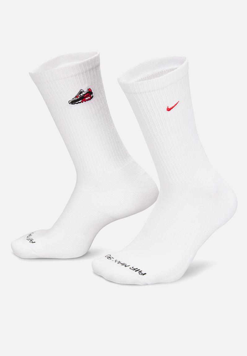 Nike Ed Csh Crw A90 Ptch 144 - White/Bright Crison