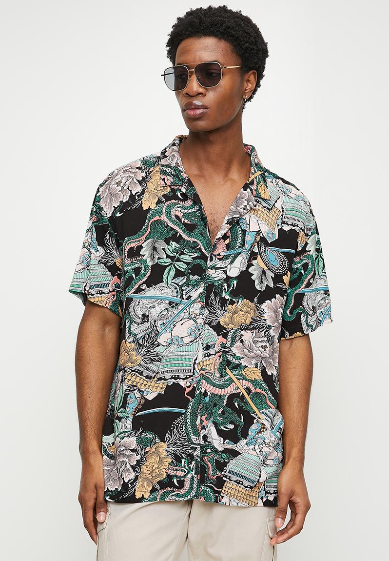 Shirts - Jet Black/Multi