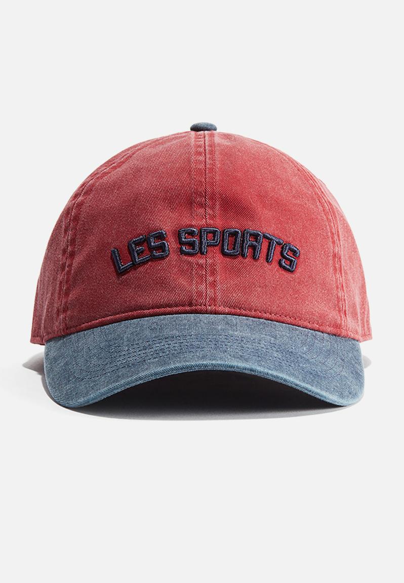 Motif-detail cotton cap - red/les sports - 1275748005 H&M Headwear ...