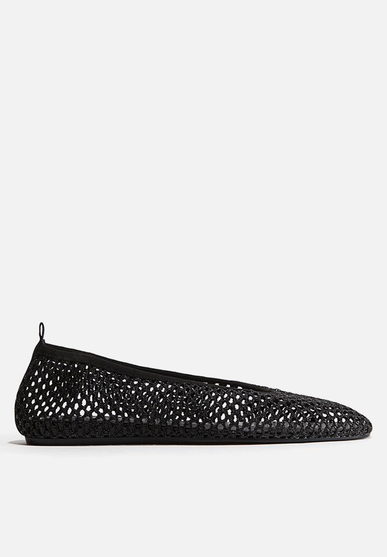 Braided ballet pumps - black - 1269845001