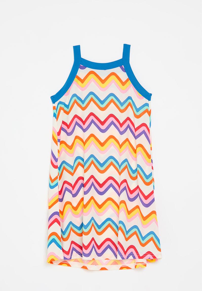 Printed night dress-multi