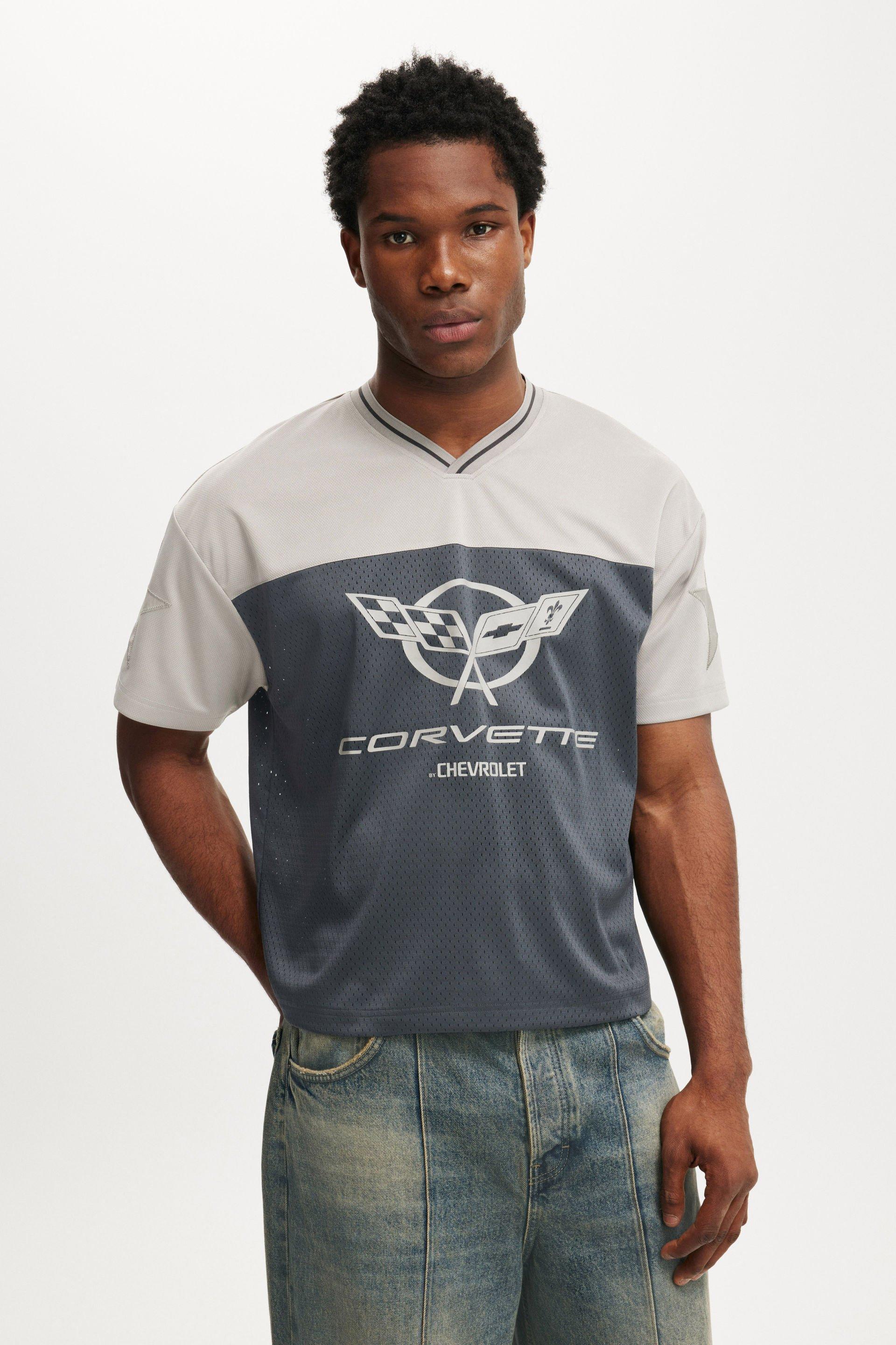 General Motors Crew Neck Football Jersey - Faded Slate