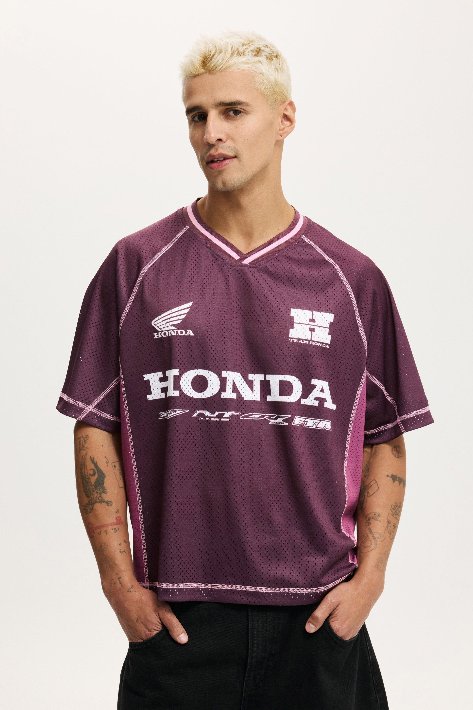 Honda X Jt Racing Football Jersey - Lcn Hon Velvet Plum / Jt X Honda ...