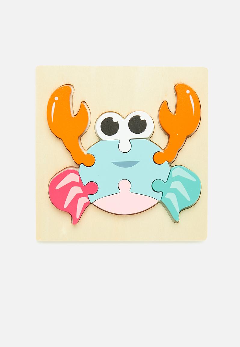 Wooden crab puzzle-multi