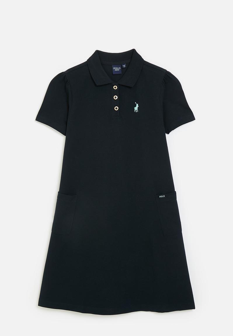 Girls georgia ss golfer dress - navy