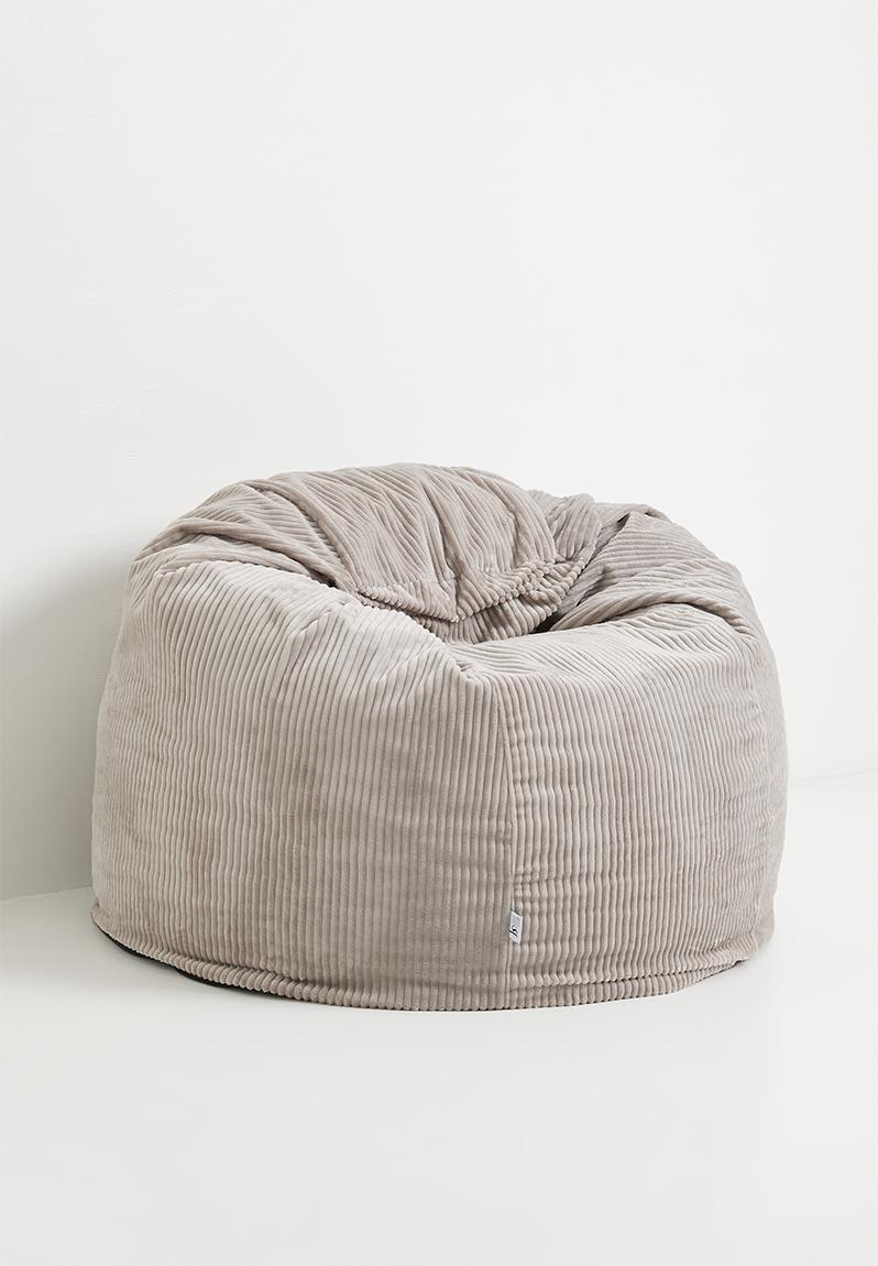 Bella large bean bag - silver