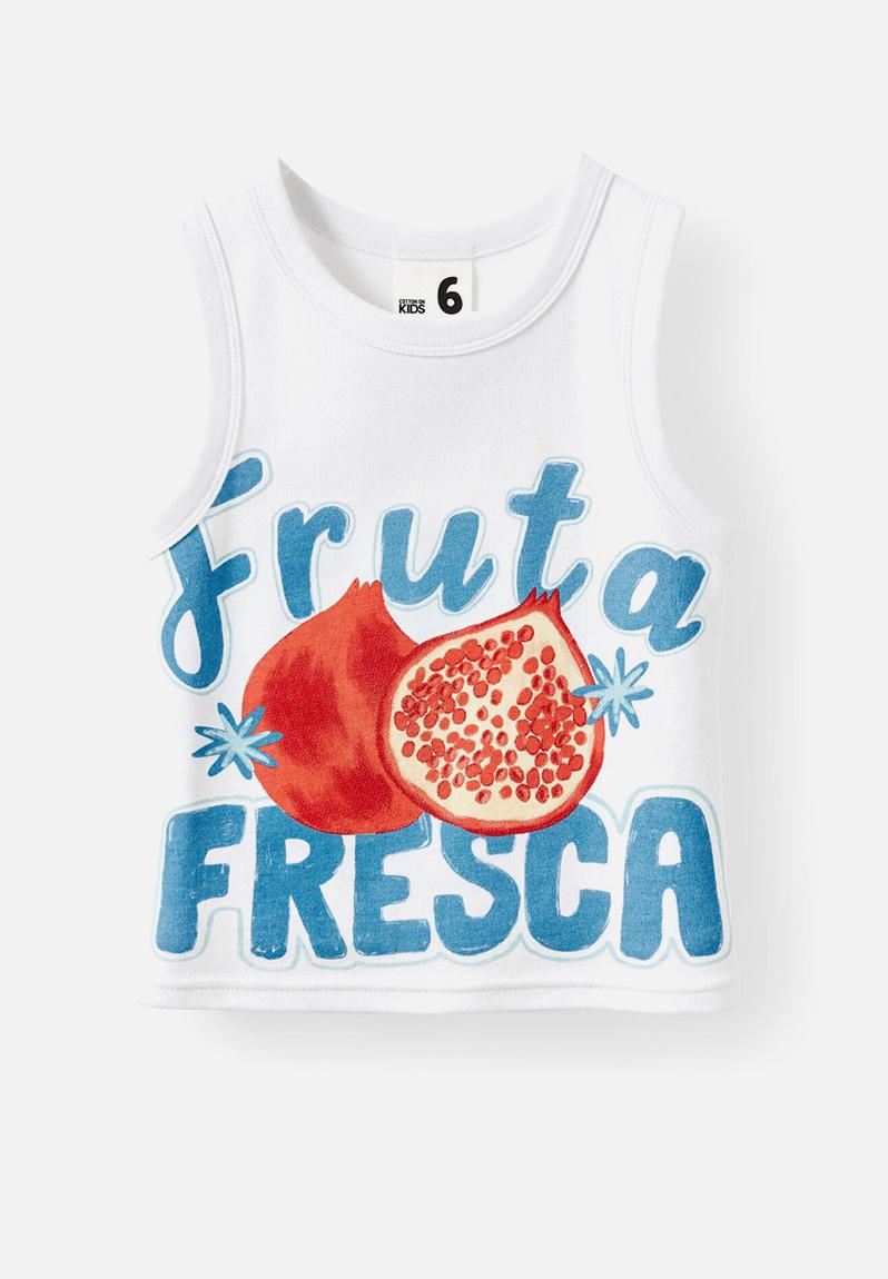 Angela tank - vanilla/fruta fresca