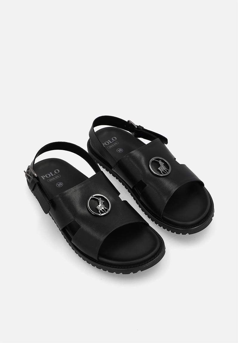 Moulded trim sandal - black POLO Sandals & Flip Flops | Superbalist.com