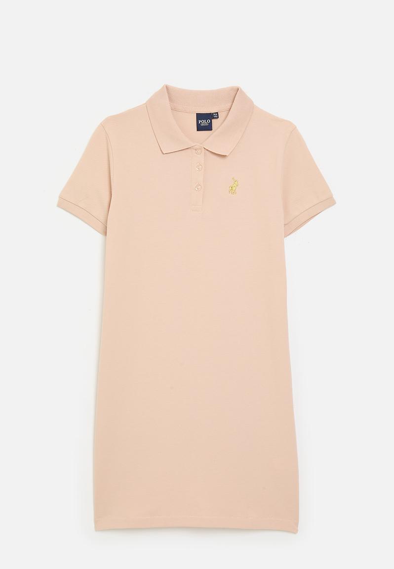 Girls dakota ss golfer dress - dusty pink