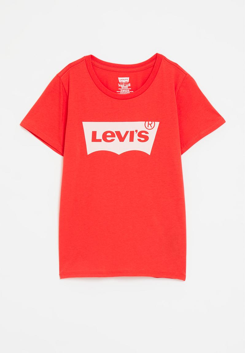 Levi's® batwing tee - poppy red