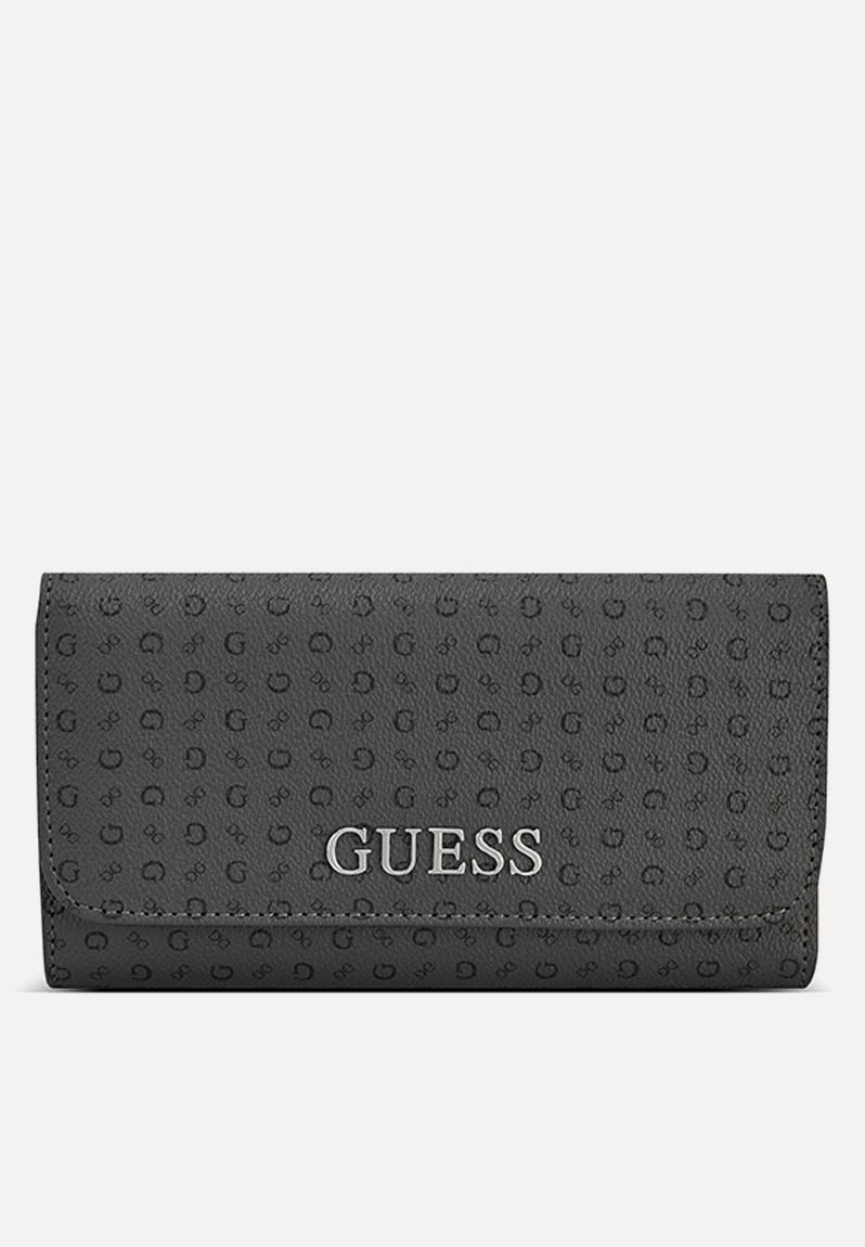 Abbas Sling Slim Clutch Bag- Black