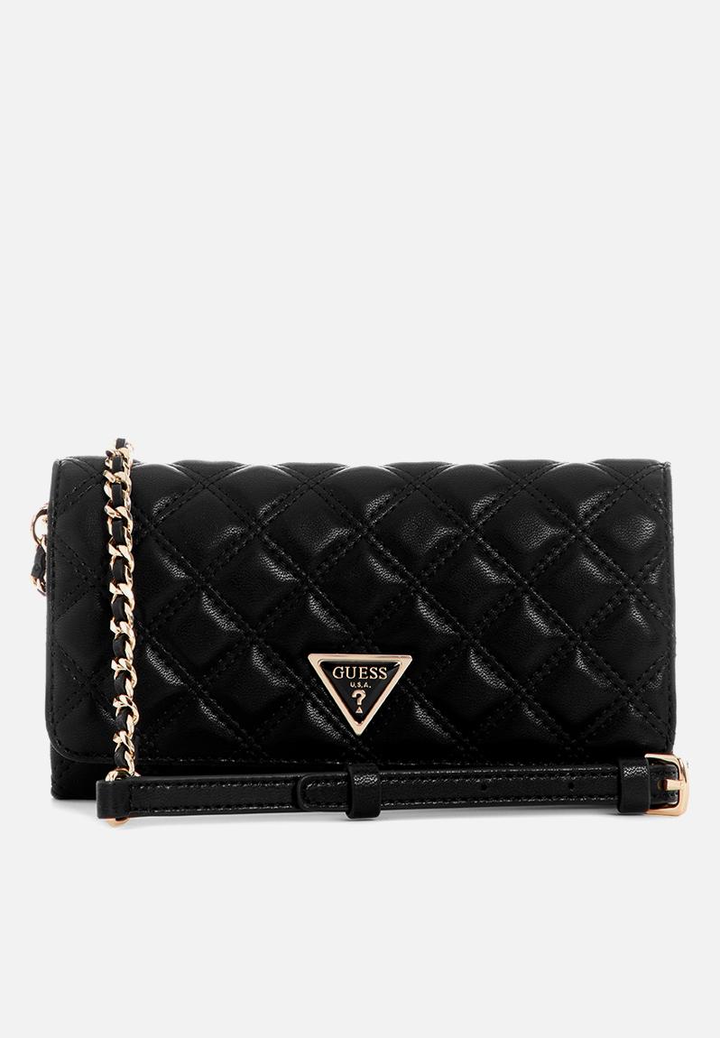 Giully Crossbody Flap Organizer Bag-Black