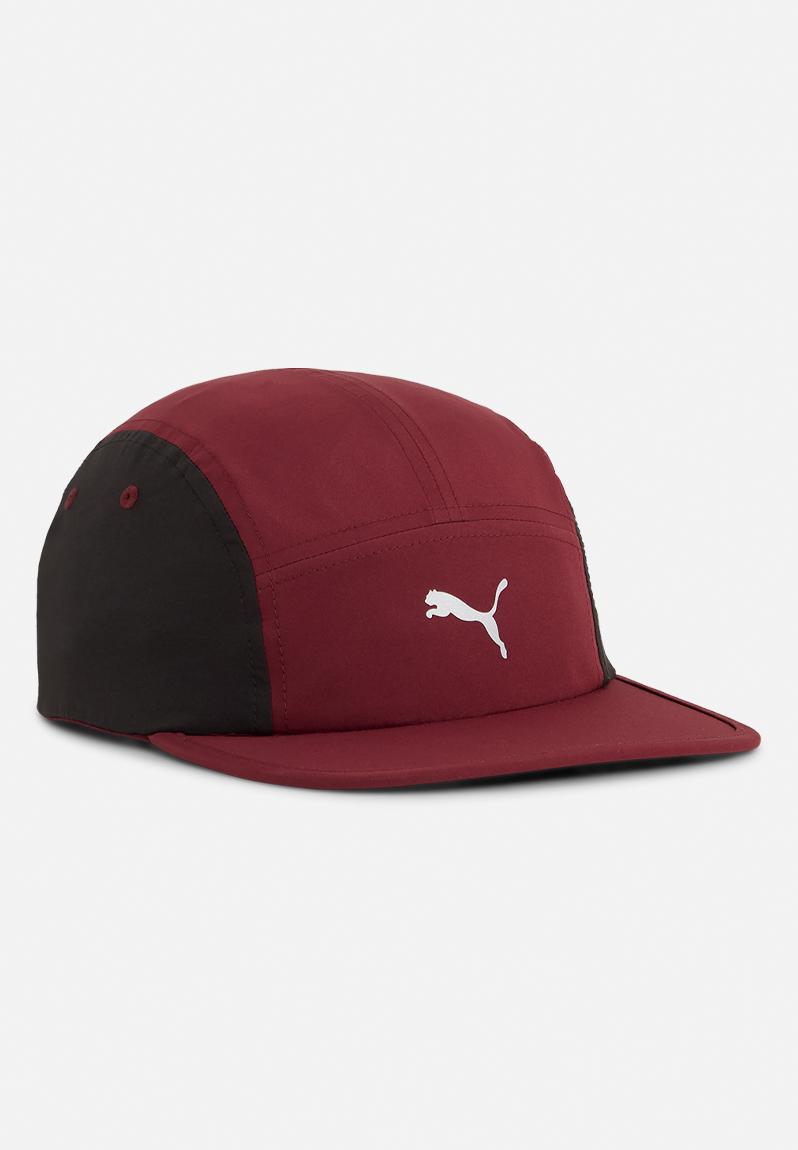 Ess Running 5 Panel Cap - Ruby Shimmer