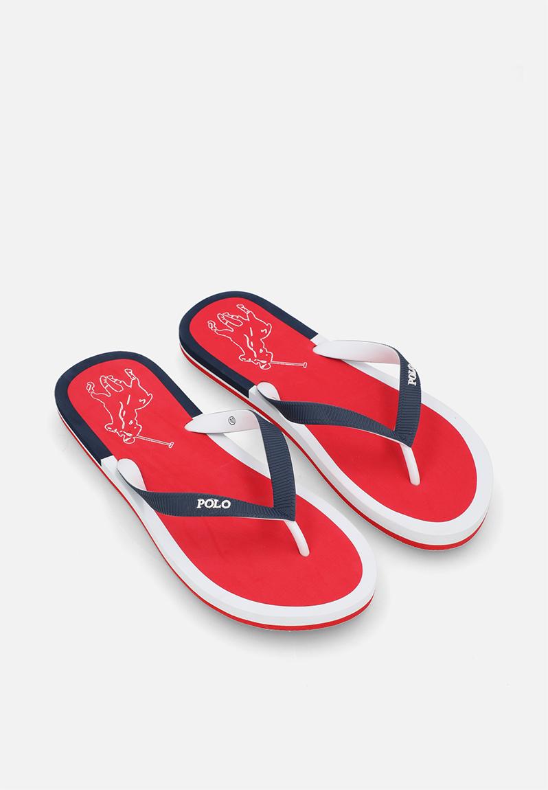Big pony flip flip - red/navy/white